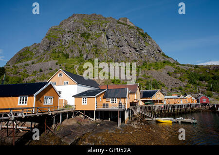Moskenesøya: Å Fishing Village: Port Stock Photo - Alamy