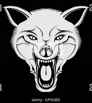 abstract animals draw on a white background, vector illustration design ...