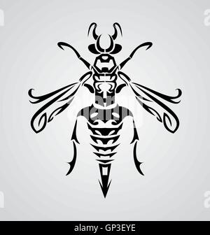 bee insect animal Stock Vector Image & Art - Alamy