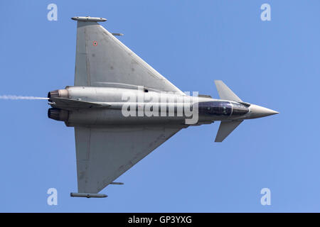 Typhoon fighter jet test pilot Keith Hartley, chief test pilot for BAE ...