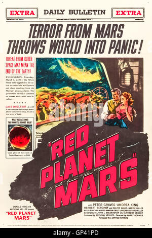 RED PLANET MARS, US poster art, from left: Peter Graves, Andrea King ...