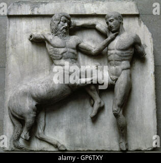 A centaur and a Lapith fighting Stock Photo - Alamy