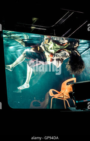 Theatrical performance underwater Stock Photo - Alamy