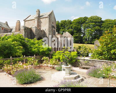 Compton Castle, a fortified manor house in Devon, England, United ...
