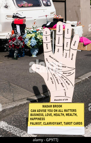 Gypsy Fortune teller and Palm reader in Whitby, North Yorkshire. UK ...