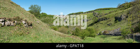 Topley Pike limestone quarry near Buxton, Derbyshire lies inside the ...