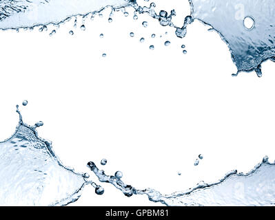 Water Splash Frame Stock Photo - Alamy
