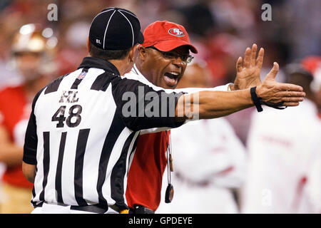 NFL line judge Tim Podraza (47) on the field during an NFL football ...
