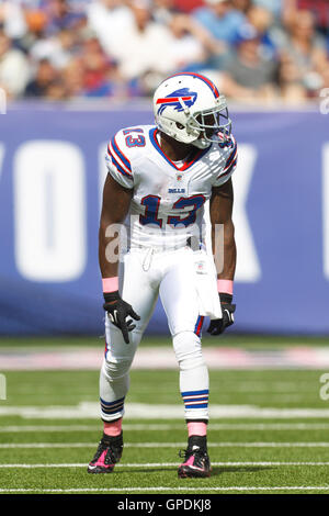 Buffalo Bills receiver Steve Johnson turns up field after making the ...