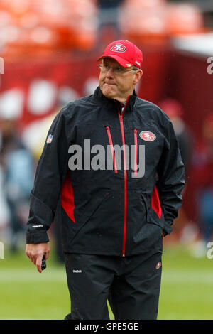 San Francisco 49ers assistant head coach of defense Gus Bradley during ...