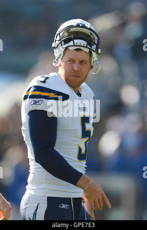 San Diego Chargers punter Mike Scifres (5), kicker Nate Kaeding (10 ...