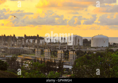Installations and facilities in the Arun LNG Regasification Terminal ...