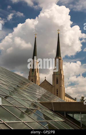 Fort Wayne, Indiana - The Cathedral of the Immaculate Conception Stock ...