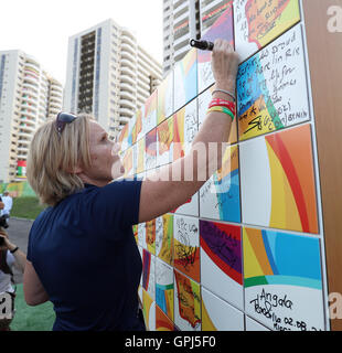 ParalympicsGB Chef De Mission Penny Briscoe during the ParalympicsGB ...
