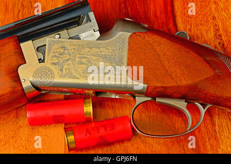 Miroku Mk70 12 gauge Game Gun Stock Photo - Alamy