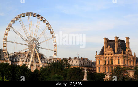 France, Paris, Ferris wheel at the Louvre Stock Photo - Alamy