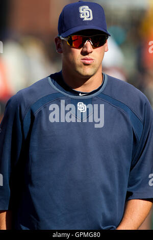 San Diego Padres pitcher Luke Gregerson took the mound against the ...