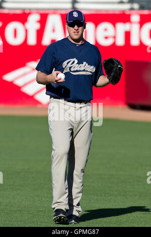 San Diego Padres' Jason Adam delivers a pitch against the Colorado ...