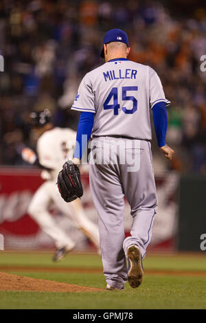 Los Angeles Dodgers pitcher Justin Wrobleski throws to the plate during ...