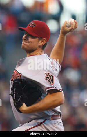 Arizona Diamondbacks' Daniel Hudson pitches against the Los Angeles ...