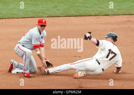 San Francisco Giants second baseman Luis Arraez (1) in the eighth ...