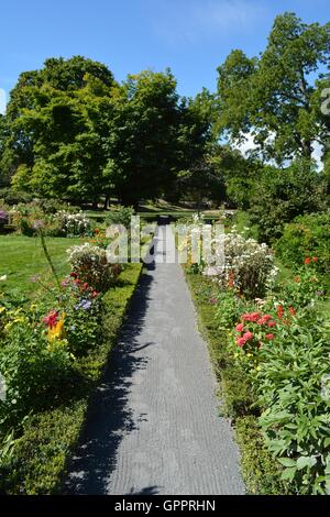 The Stone Library at Peacefield, the Adams' estate, in Quincy ...