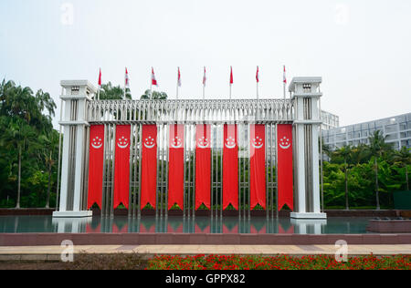 Festival arch of the Istana Park, Singapore Stock Photo - Alamy