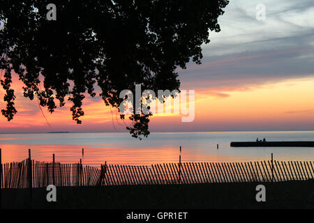 Door County Sunset Stock Photo - Alamy