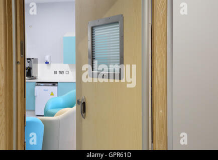 Visiting room in a new secure psychiatric hospital unit - shows ...