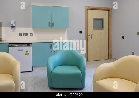 Door to a visiting room in a new secure psychiatric hospital unit ...