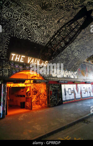 Entrance to The Vaults a multi-disciplinary arts space under Waterloo ...