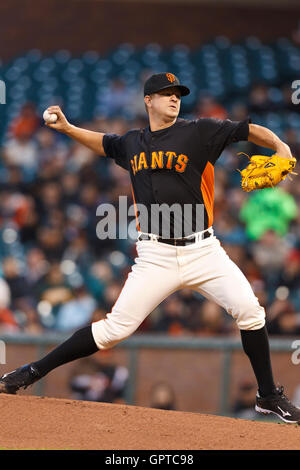 San Francisco Giants pitcher Matt Gage during a baseball game against ...