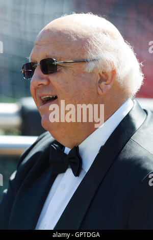 San Francisco, CA: San Francisco announcer Jon Miller and his wife as ...