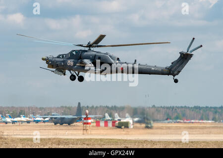 Mil Mi-28N Night Hunter attack helicopter of the Russian Air Force ...