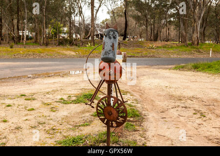 handcrafted novelty letter box Stock Photo - Alamy