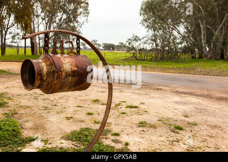 handcrafted novelty letter box Stock Photo - Alamy