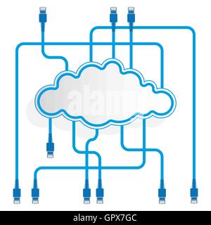 Cloud data storage. Mirroring. Worldwide network Stock Vector Image & Art - Alamy