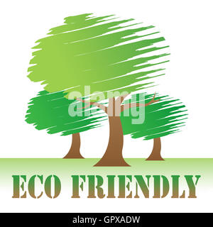 Environmental Protection Meaning Eco Friendly And Words Stock Photo - Alamy