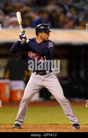 Minnesota Twins catcher Drew Butera, left, celebrates with closer Matt ...
