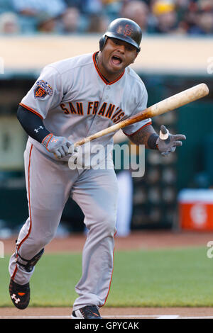 San Francisco, CA: Pablo Sandoval (48) at bat for the San Francisco ...