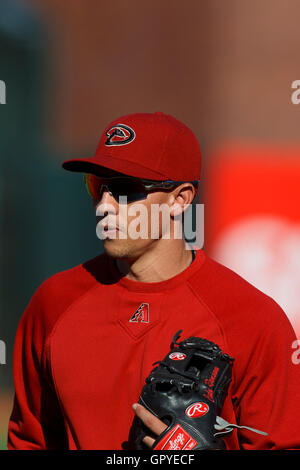 San Francisco Giants Cody Ransom, #2, scores past Arizona Diamondbacks ...