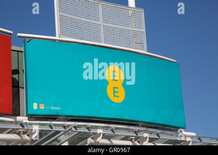 EE and BT store front and sign, Rushden Lakes Shopping Centre ...