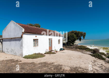 A fisherman's house at the lagoon in Churchhaven, West Coast National ...