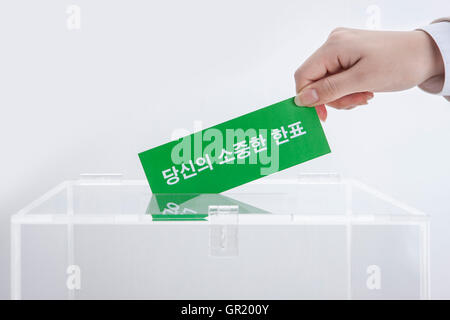 Campaign for participating in vote Stock Photo - Alamy