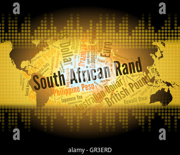 South African Rand Meaning Forex Trading And Word Stock Photo: 87746022 ...