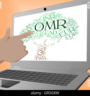 Omr Currency Meaning Oman Rial And Words Stock Photo - Alamy