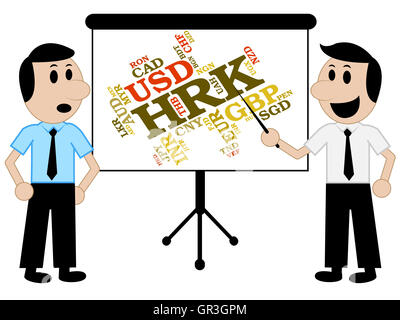Hrk Currency Representing Croatia Kuna And Word Stock Photo - Alamy