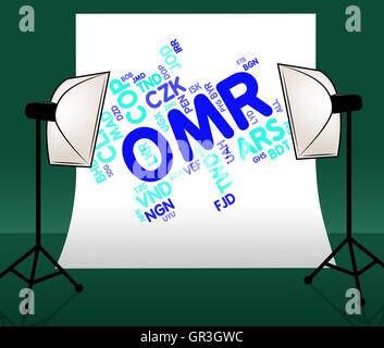 Omr Currency Indicating Foreign Exchange And Oman Stock Photo - Alamy