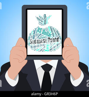 Sdg Currency Representing Sudan Pounds And Text Stock Photo - Alamy