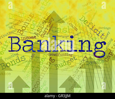 Banking word showing online bank and ebanking Stock Photo - Alamy